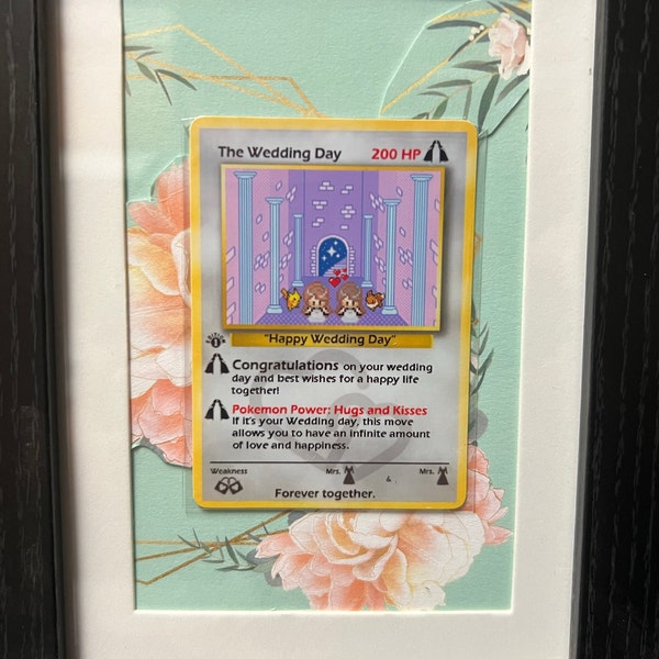Pokemon the Wedding Card Proposal Invitation Anniversary Birthday ...