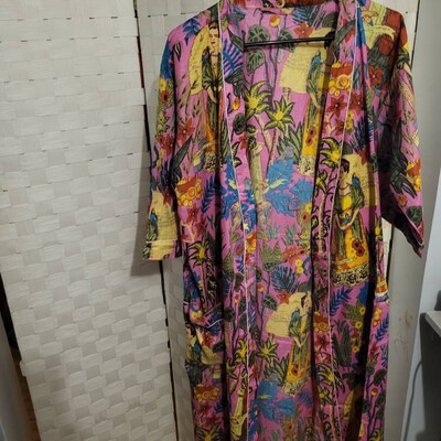 Indian Cotton Floral Printed PJ Set, Adult Nightsuit, Payjama Set ...