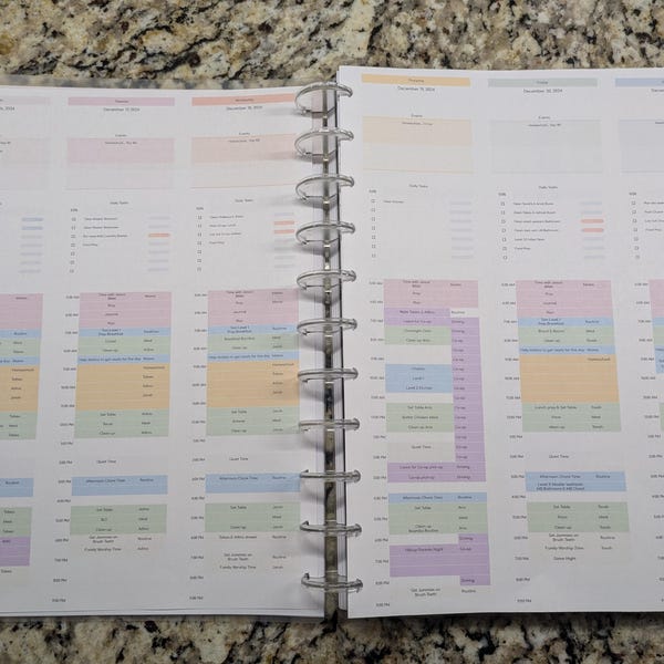 Google Sheets Life Planner, Daily Schedule Task Tracker, Digital ...