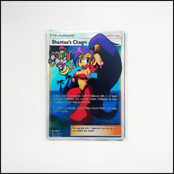 Custom Trainer Full Art Card! Shantae's Charm! - Etsy