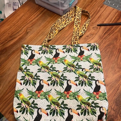 Tote Bag With Front Pockets PDF Sewing Tutorial / Instant Download - Etsy