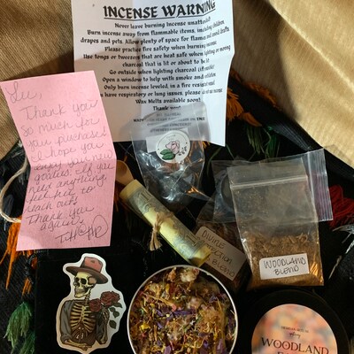 WITCH KIT Beginner Witch Kit Witch Supplies Crystals, Salts, Herbs and ...