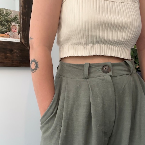 Tapioca Trousers PDF Pattern, Sizes 0-34, Beginner Sewing Pattern ...