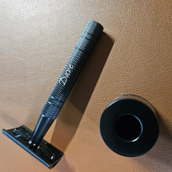 Personalized SHAVING BLADE Safety Razor Beard Mustache Travel Groomsmen ...