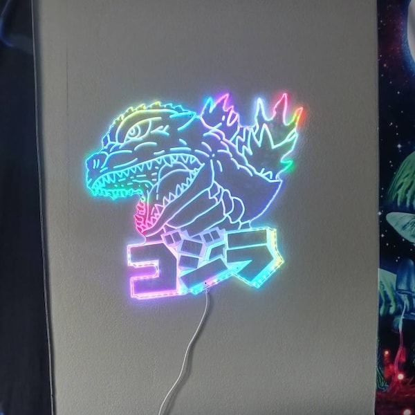 Yoshi Game Room Light Sign, Super Mario Bros Night Light, Neon Colors ...