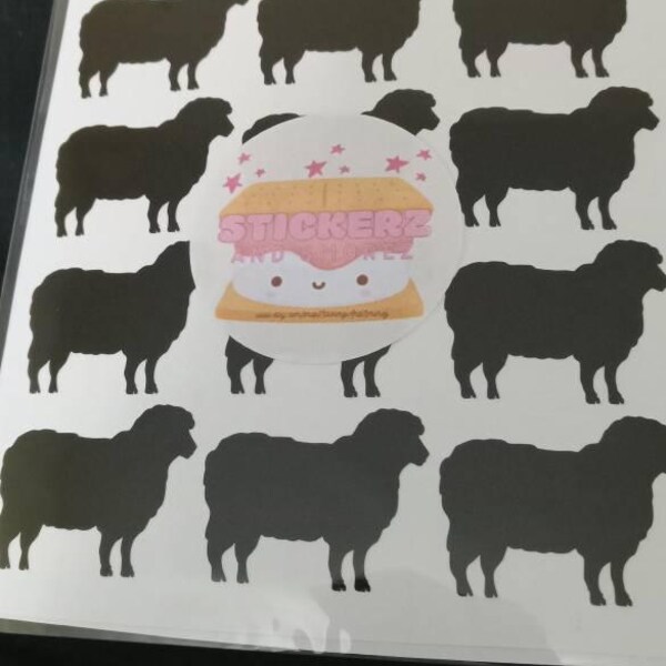 25 Pack Sheep Paper Shapes – Farm Animal Die Cuts, Sheep Cut Outs ...