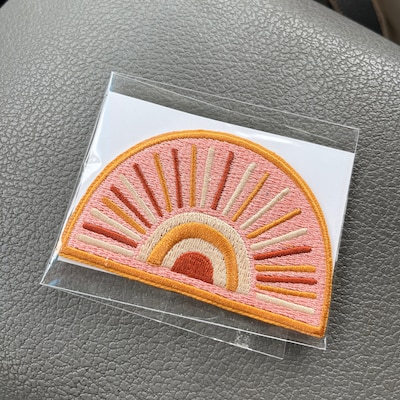 Sunny Sun Iron on Patch - Etsy