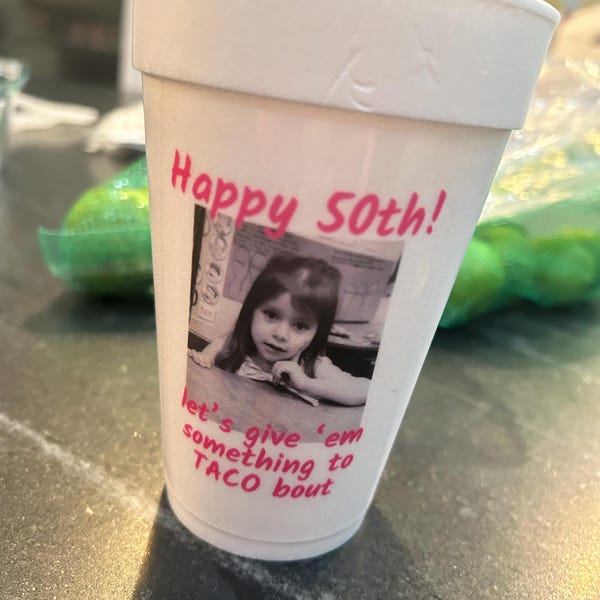 Custom Styrofoam Cups - Etsy