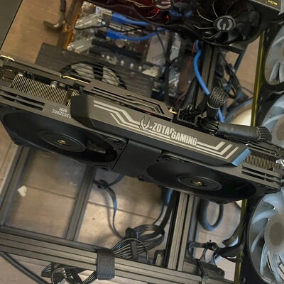 MSI Suprim X RTX 4090 Video Card Fan Shroud Deshroud 120mm Fan Bracket ...