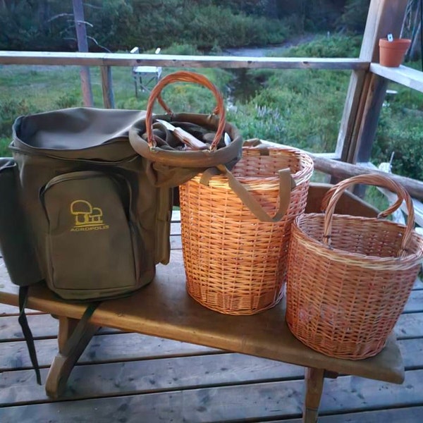Foraging Basket Rucksack, Backpack for Mushroom Picking, Hunting ...