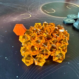 Fire Token, Fire Tokens, Board Game Token, Resource Token, Resource ...
