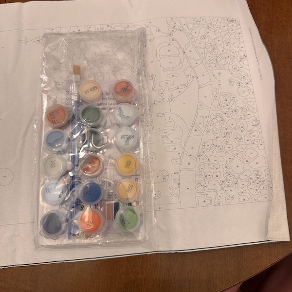 Paint by Numbers the Kiss by Gustav Klimt Yellow Diy Painting Kit ...