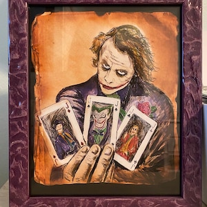 Boho Picture Frame, Modern Picture Frame, Red Picture Frame, Red Frame ...