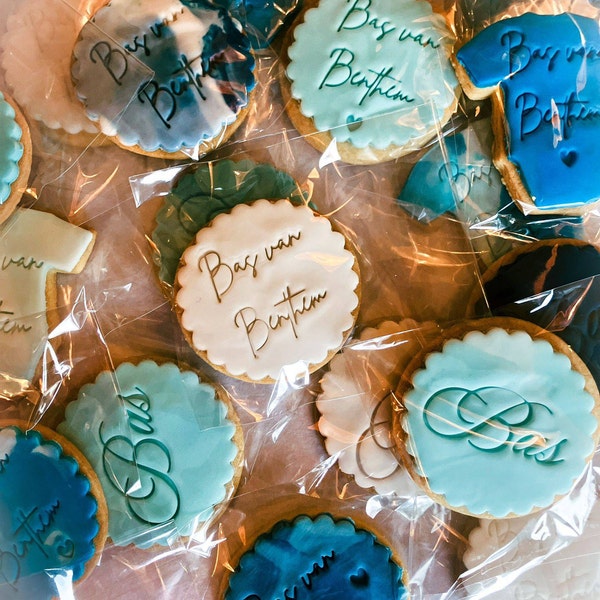 CUSTOM Name Cookie Biscuit Stamp Fondant Cake Decorating Icing Cupcakes ...