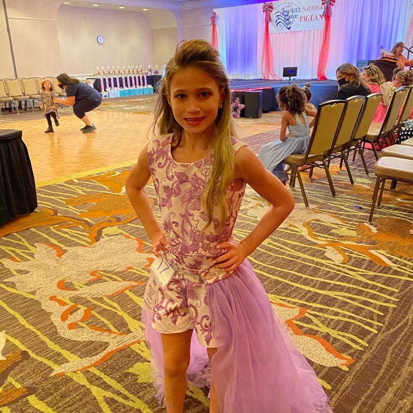 Fun Fashion Hot Pink Girls Outfit Pageant Pink Runway Pageant Outfit ...