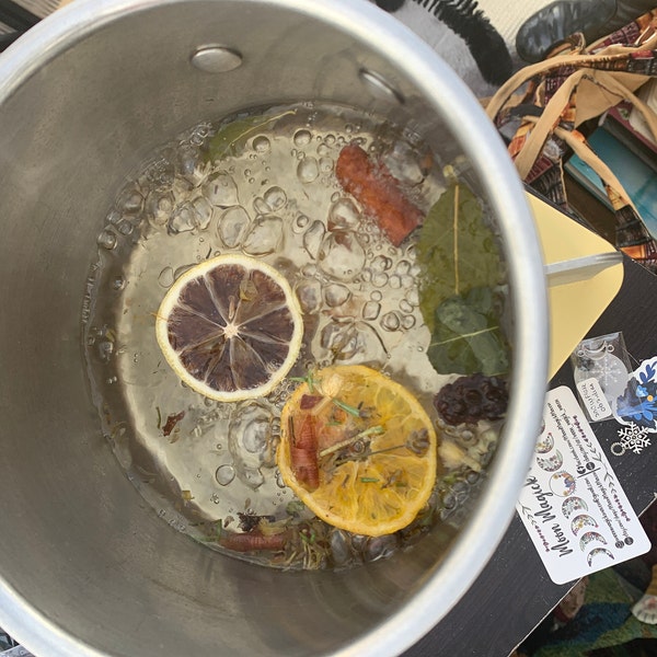 Mini Yule Sachet, Simmer Pot Mix, Natural Blend, Winter Solstice, Altar ...