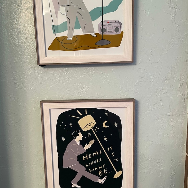 Lamp Dance David Byrne Print - Etsy