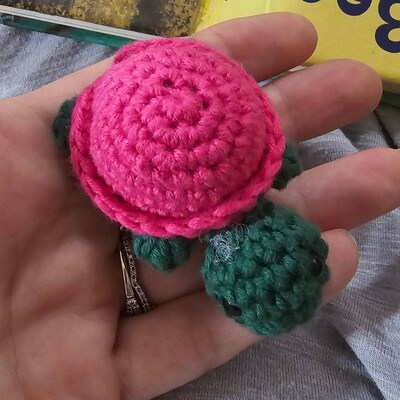 No-sew Turtle Crochet Pattern. No Sew Amigurumi Turtle. Mini Crochet ...