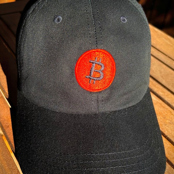 Custom Crypto Hoodie Bitcoin Embroidered Logo, BTC Logo Embroidered ...