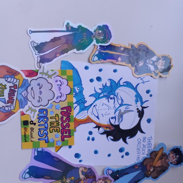 PJO/HOO Boys | Holo Stickers - Etsy