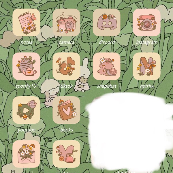 Cottagecore Aesthetic App Icons, Ios Icons, iPhone Icons, Cottagecore ...