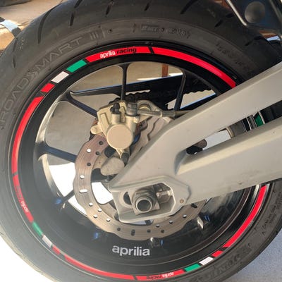 GSX-R 750 Wheel Decals Suzuki Motorcycle Stickers Reflective Neon ...