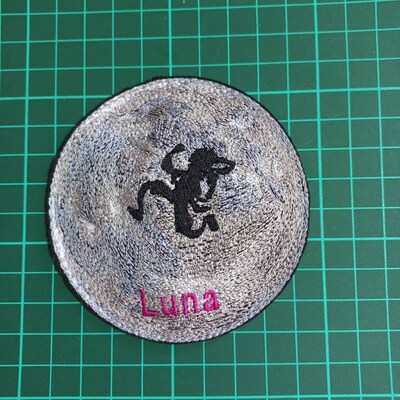 Phases of the Moon With Stars Large Machine Embroidery Design. 3 Sizes ...