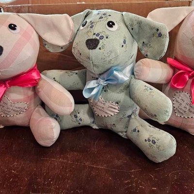 Memory Dog/puppy/stuffed Animal/custom Made/from Shirt/in Memory Of ...