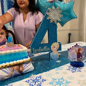 Frozen Elsa Number for Birthday Party - Etsy