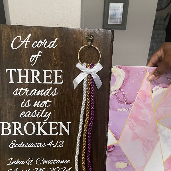 Unity Braids®, Cord of Three Strands, Gods Ropes, Gifts for the Couple ...