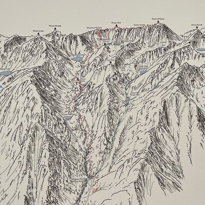 3D Map of Carrauntoohil in the Macgillycuddy's Reeks, Ireland - Etsy