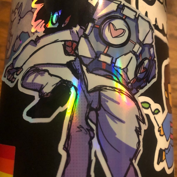 Doug Rattmann and Companion Cube Portal 2 Holographic and Vinyl ...