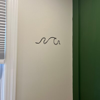 Wave Sign Wire Wall Art Ocean Wave Decor Surf Wall Art - Etsy