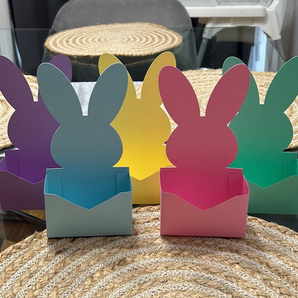 Easter Gift Box Svg, Easter Gift Basket Svg, Bunny Envelope Box Svg ...