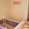 Wooden Name Sign Mila Custom Wood Name Sign Personalized Wood Name Sign ...