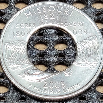 7/16 Coin Ring Tools for Quarter Dollar CENTER PUNCH Hole in Coin Tool ...