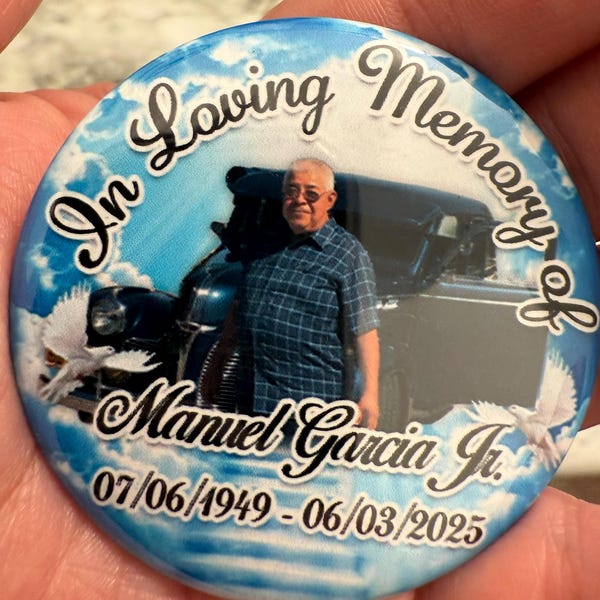 In Loving Memory of Rest in Peace 2 Inch Photo Keychains Picture Key ...
