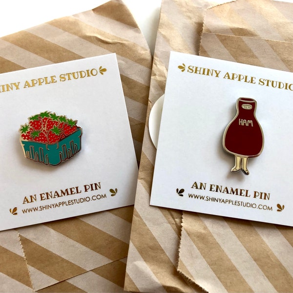 Scout's Ham Costume Enamel Pin - Literary Lapel Pin // Hard Enamel Pin ...