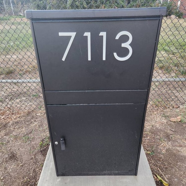 6 Inch Magnetic Modern Numbers Letters for Doors, Houses, Mailboxes ...