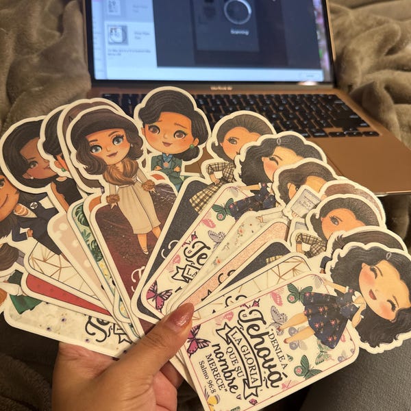 Mujeres De La Biblia Pegatinas Para Estudio/sticker/estudio Personal ...