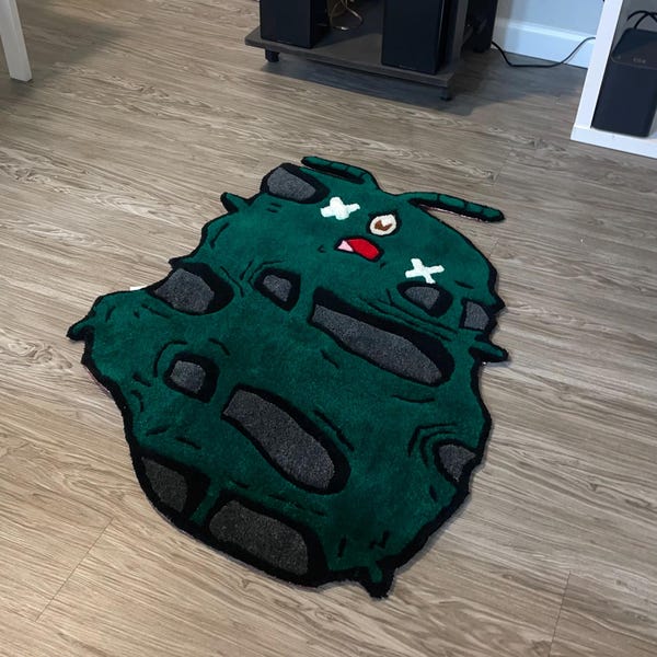 Handmade Quilted Rug With Lisa Design Unique Cartoon Home Decor, Cozy ...