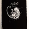 Folk Punk Banjo Opossum Patch - Screenprinting White Ink on Black ...