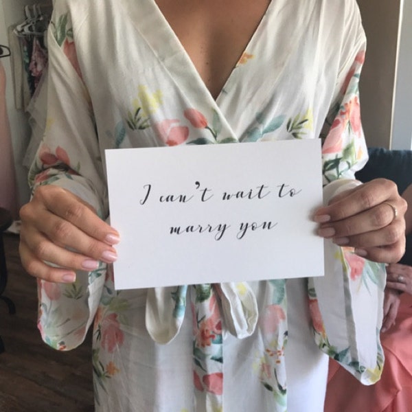 Premium Blush Bridesmaids Robes - Dreamy Angel Song Pattern - Soft ...
