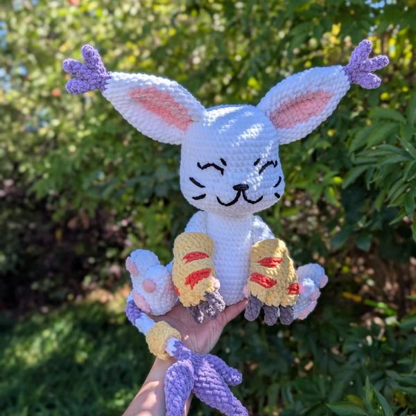 Holy Cat Monster - Crochet Pattern DIGITAL PDF - Amigurumi Tutorial - Etsy