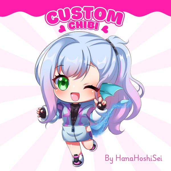Custom Vtuber Logo, Vtuber Logo, Custom Vtuber Logo Commission, Cute ...