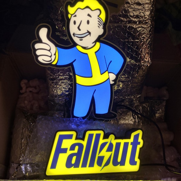 Fallout Inspired Nuka Cola Blue/purple Quantum LED Sign - Etsy