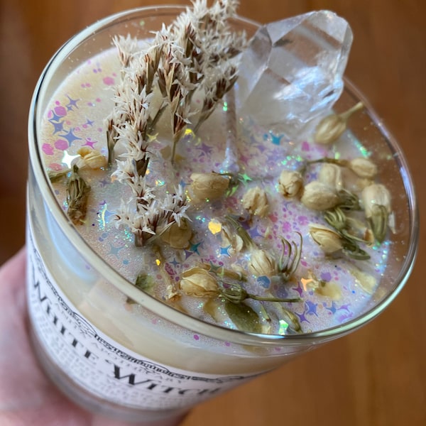 White Witch Ritual Candle~ Goddess, Anita Apothecary, Magick, Wicca ...