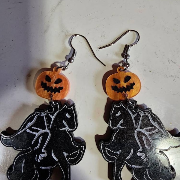 Never Alone With Demons Iridescent Heart Acrylic Earrings, Valentines ...