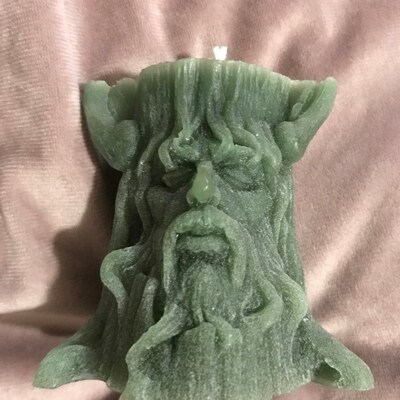 Free USA Shipping Small Green Man Tree Spirit Green Man Candle Choice ...