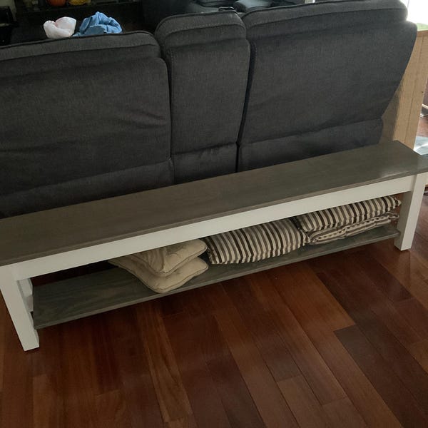 Lancaster Harvest Farmhouse Bench, Rustic Solid Wood Bench - Etsy